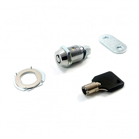 Cam Lock with Round Key 22m diameter 17mm long - Arcade Express