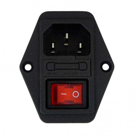 CW2B-T Switch Power Socket with EMI filter On / Off - Arcade Express