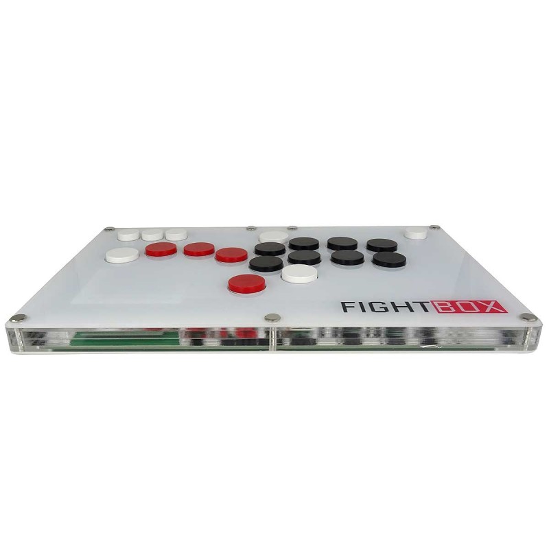 White Pixel Arcade Hitbox PC / Raspberry / Android - Arcade Express
