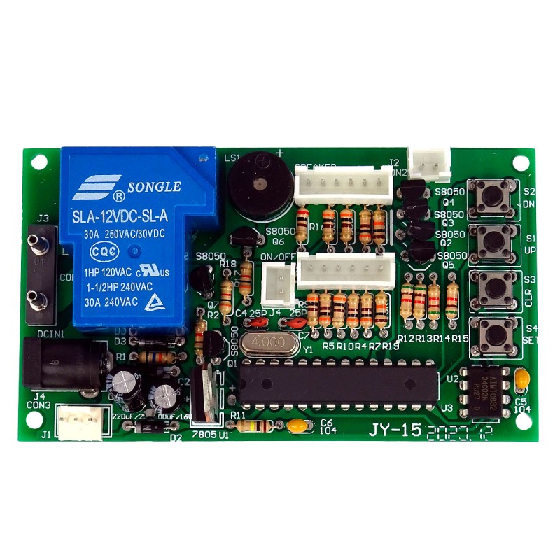 Placa Controladora Temporizador con pantalla LED JY-15B para monedero - Arcade Express