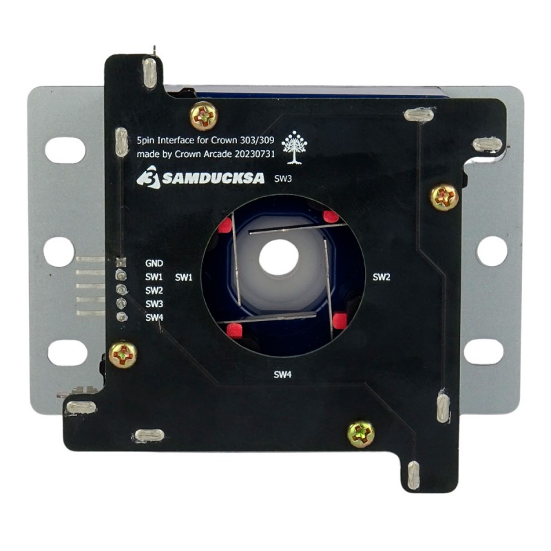 Samducksa Crown Adattatore PCB a 5 pin Joystick 303 / 309 - Arcade Express