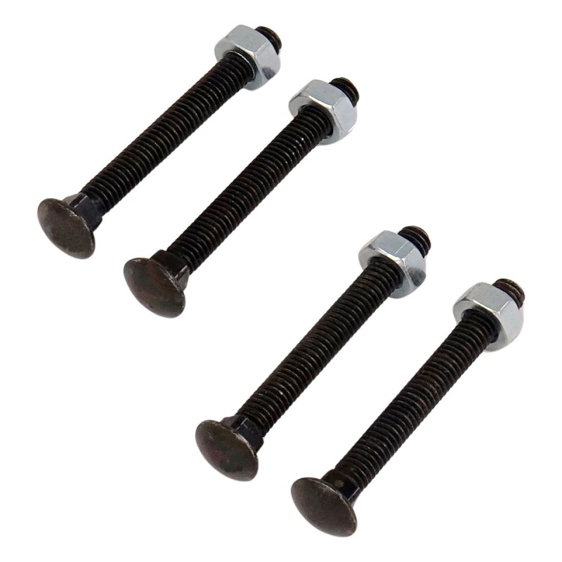 4 x Joystick Mounting Black Bolts M4 x 35mm - Arcade Express