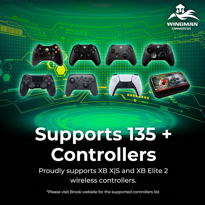Brook Wingman XB3 XB Series X/S, XB One, PC (X-Input) - Arcade Express
