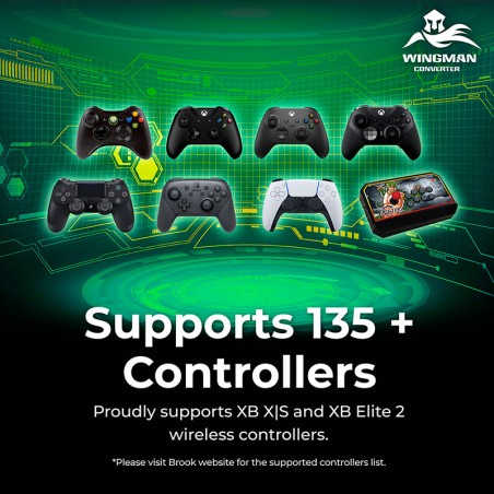 Brook Wingman XB3 XB Series X/S, XB One, PC (X-Input) - Arcade Express