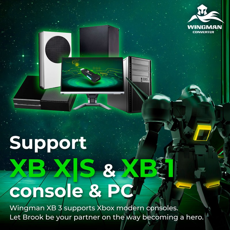 Brook Wingman XB3 XB Series X/S, XB One, PC (X-Input) - Arcade Express