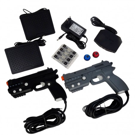 Retroshooter RS3 Reaper Pro 2 Optical Arcade Light Gun Kit USB PC ...