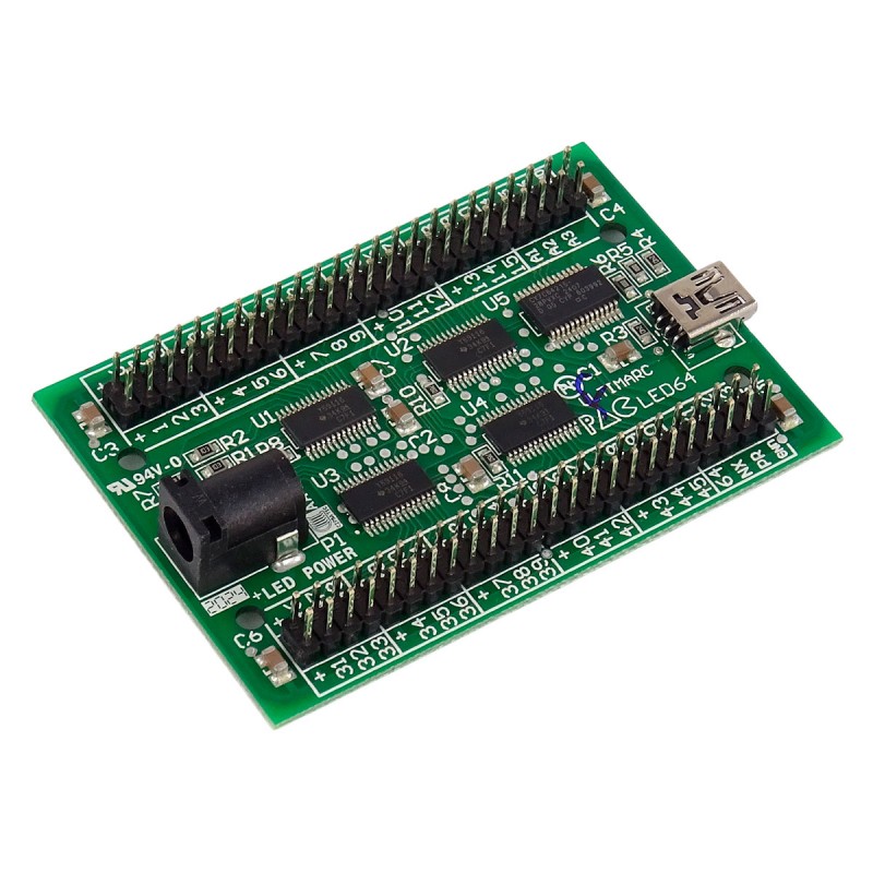Ultimarc PacLED64 - LED RGB Light Control Board - Arcade Express