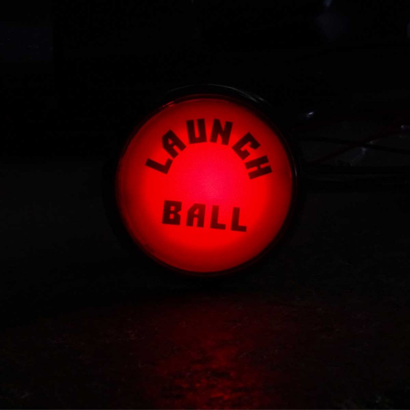 Williams / Bally "Launch Ball" Iluminated LED Pinball Button - Arcade ...