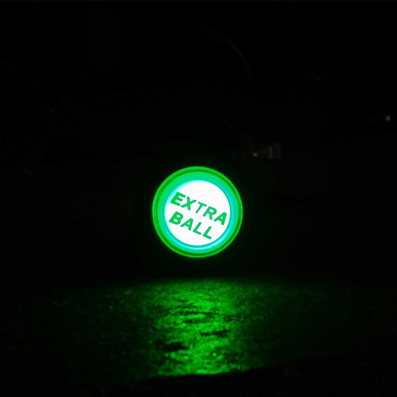 Williams / Bally Flipper "Extra Ball" Beleuchtet LED Flipper Button - Arcade Express