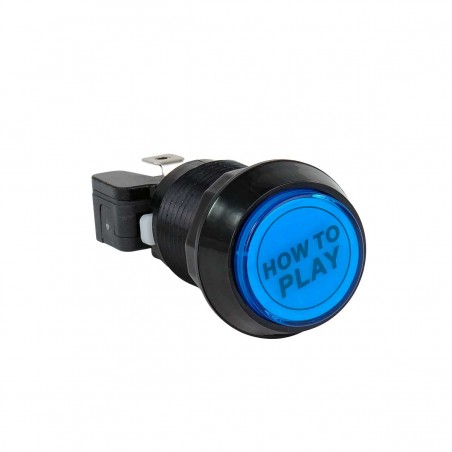 Williams / Bally "How to play" Iluminated LED Pinball Button - Arcade ...