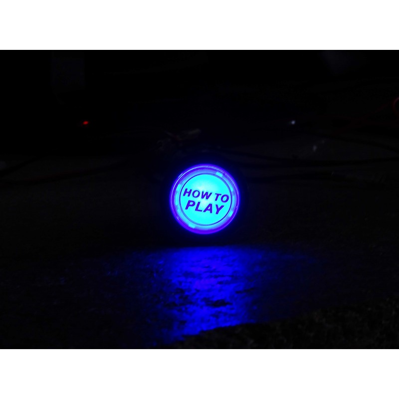Williams / Bally "How to play" Iluminated LED Pinball Button - Arcade ...