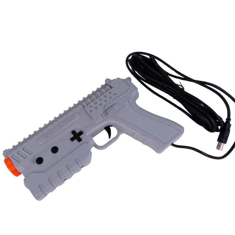 Sinden Grey Optical Arcade Light Gun USB PC with recoil - Arcade Express