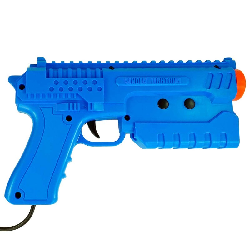 Sinden Blue Optical Arcade Light Gun USB PC with recoil - Arcade Express